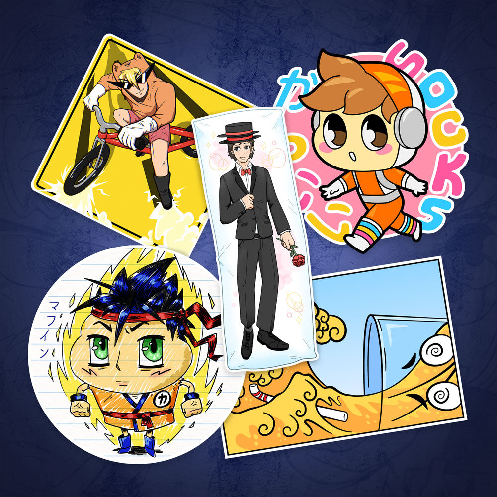 Socks Anime Sticker Pack – Socksfor1
