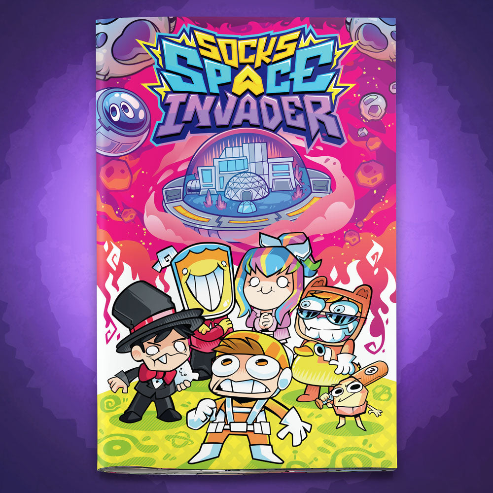 Socks Comic Book: Space Invader – Socksfor1